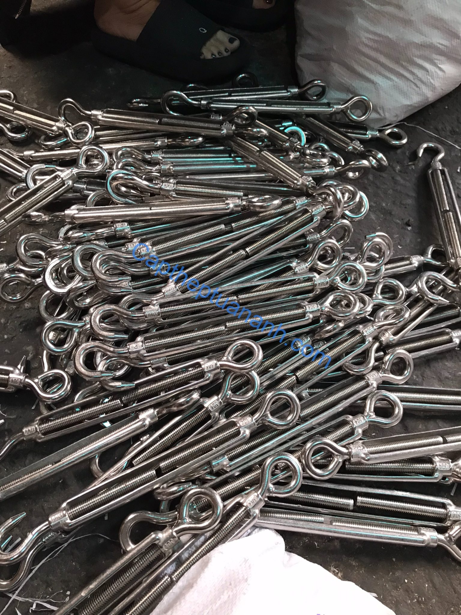 Tăng đơ Phi 12 Inox | Công Ty Dây Cáp Thép Tuấn Anh